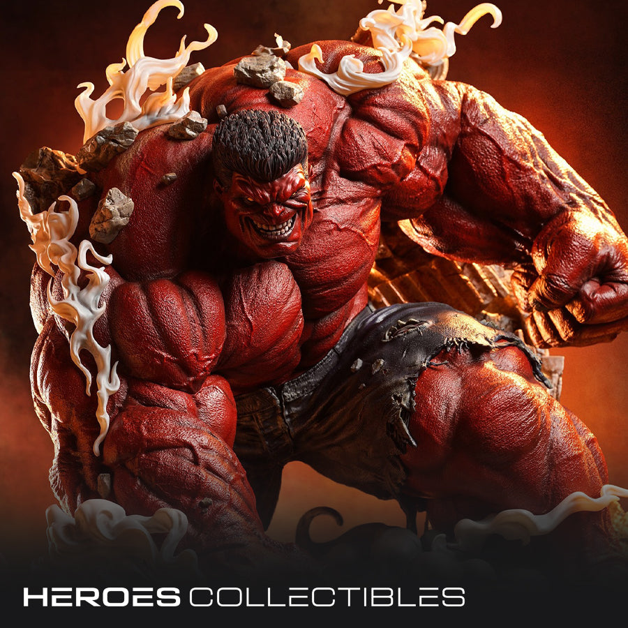 Queen Studios Hulk (Red) 1/4 Scale Statue – Heroes Collectibles